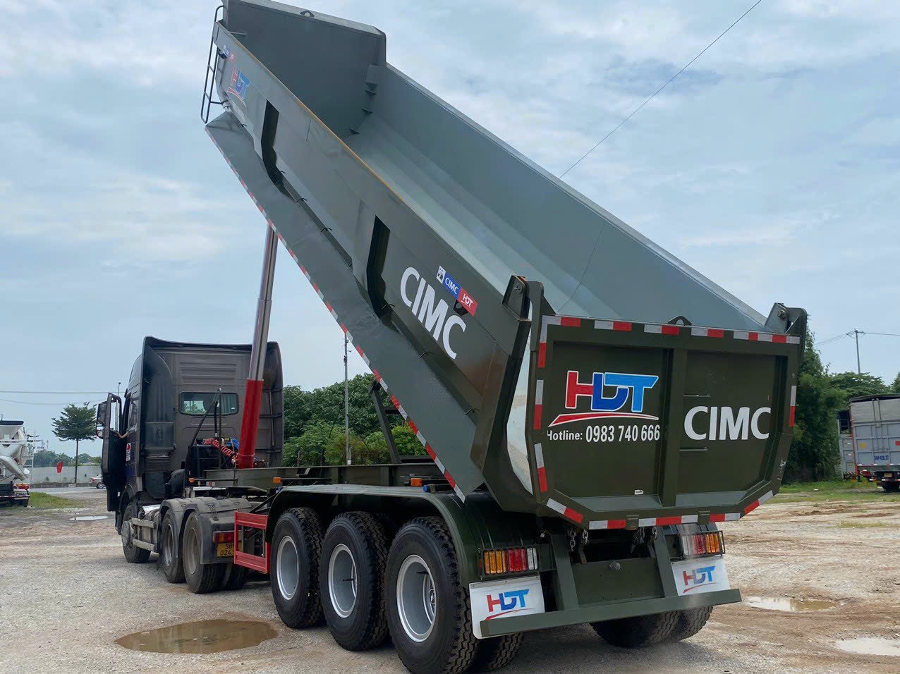 Sơ mi rơ mooc tải tự đổ (CIMC HUAJUN) - Xe One Truck